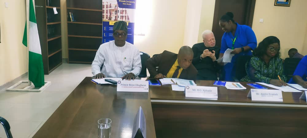 V.C. ELIZADE UNIVERSITY, PROFESSOR IJADUNOLA RECEIVES TEAM OF ...